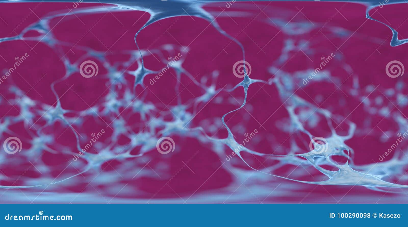 360 Degree Red Cells Panorama, Equirectangular Projection, Environment ...