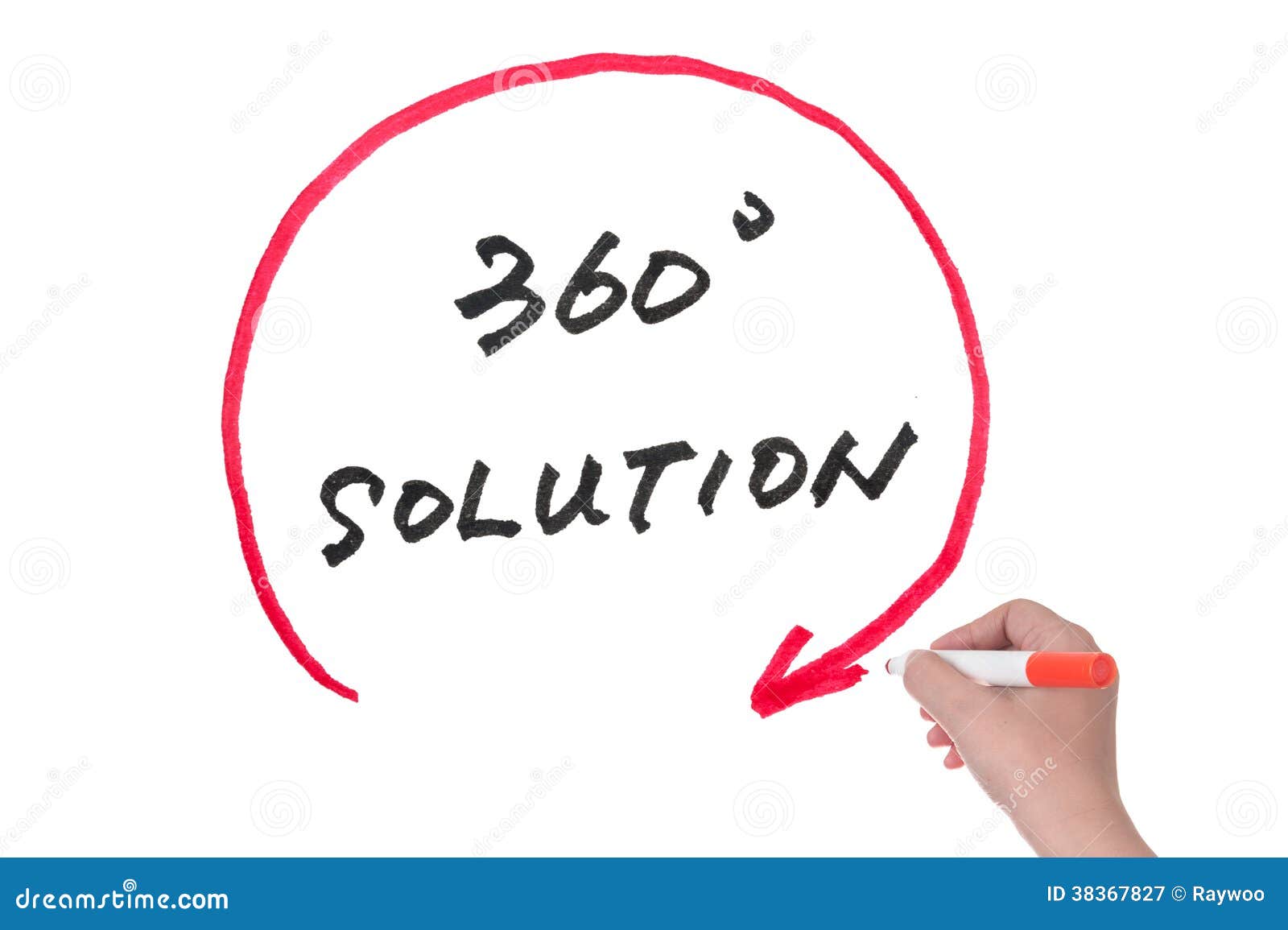 360 Degree Solution Royalty-Free Stock Photography | CartoonDealer.com ...