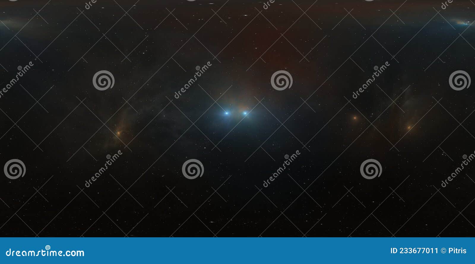 360 Degree Space Background. Panorama, Environment 360 HDRI Map Stock ...