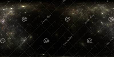 360 Degree Space Nebula. Giant Interstellar Cloud with Stars ...