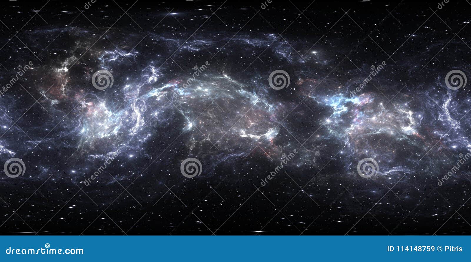 360 Degree Space Panorama, Equirectangular Projection, Environment Map ...