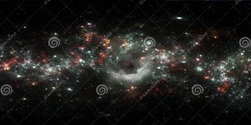 360 Degree Space Panorama, Equirectangular Projection, Environment Map ...