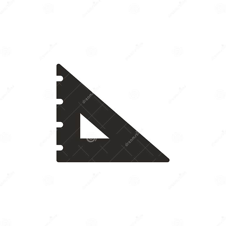Degree Square, Drafting, Geometry Tool Icon - Vector. Simple Element ...