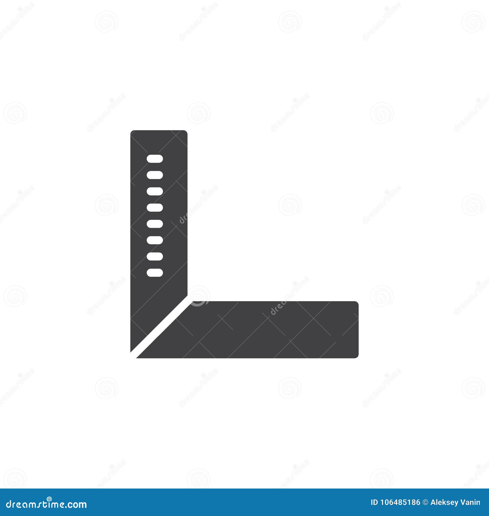Square Ruler Icon Color Outline Vector | CartoonDealer.com #233070891