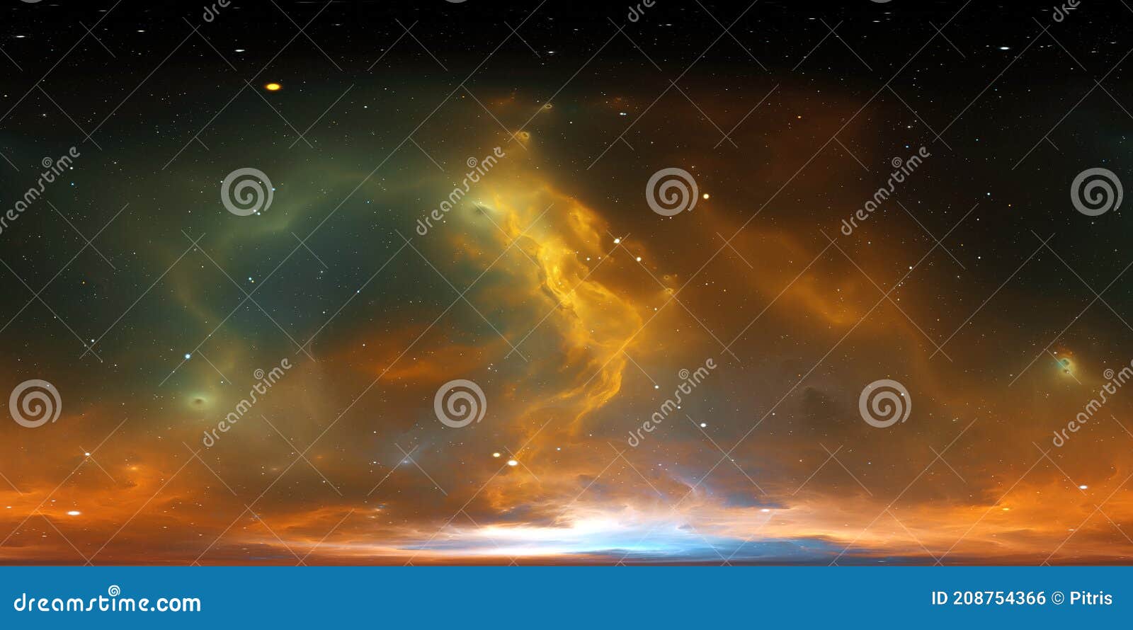 Stellar Space Background With Dark Nebula, Supernova Explosion And ...