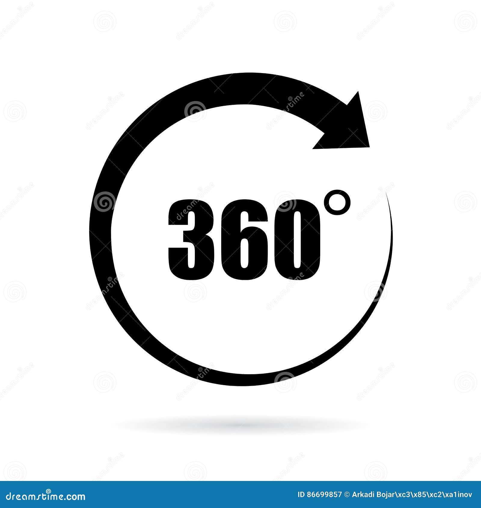 360 Degree Overview Icons Cartoon Vector | CartoonDealer.com #77821277