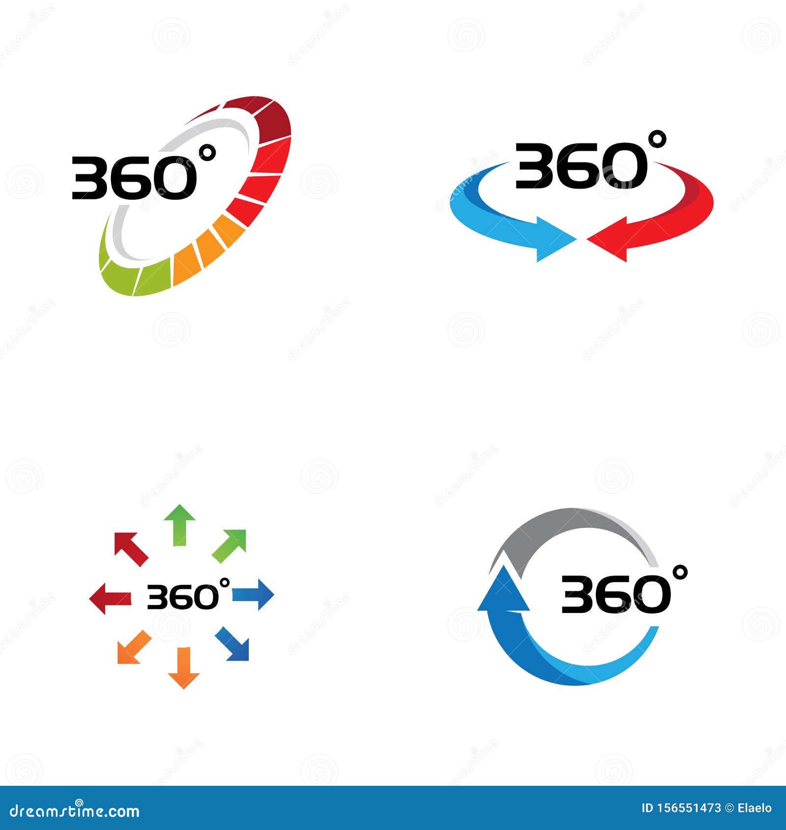 360 Degree Circle Template