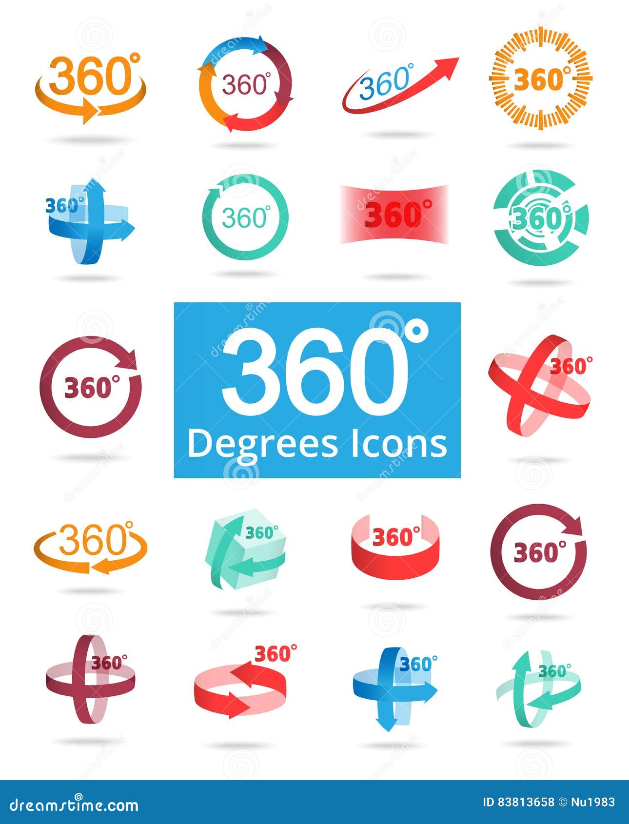 360-degree View Concept With Rotating Globe, Data Visualization Graph ...