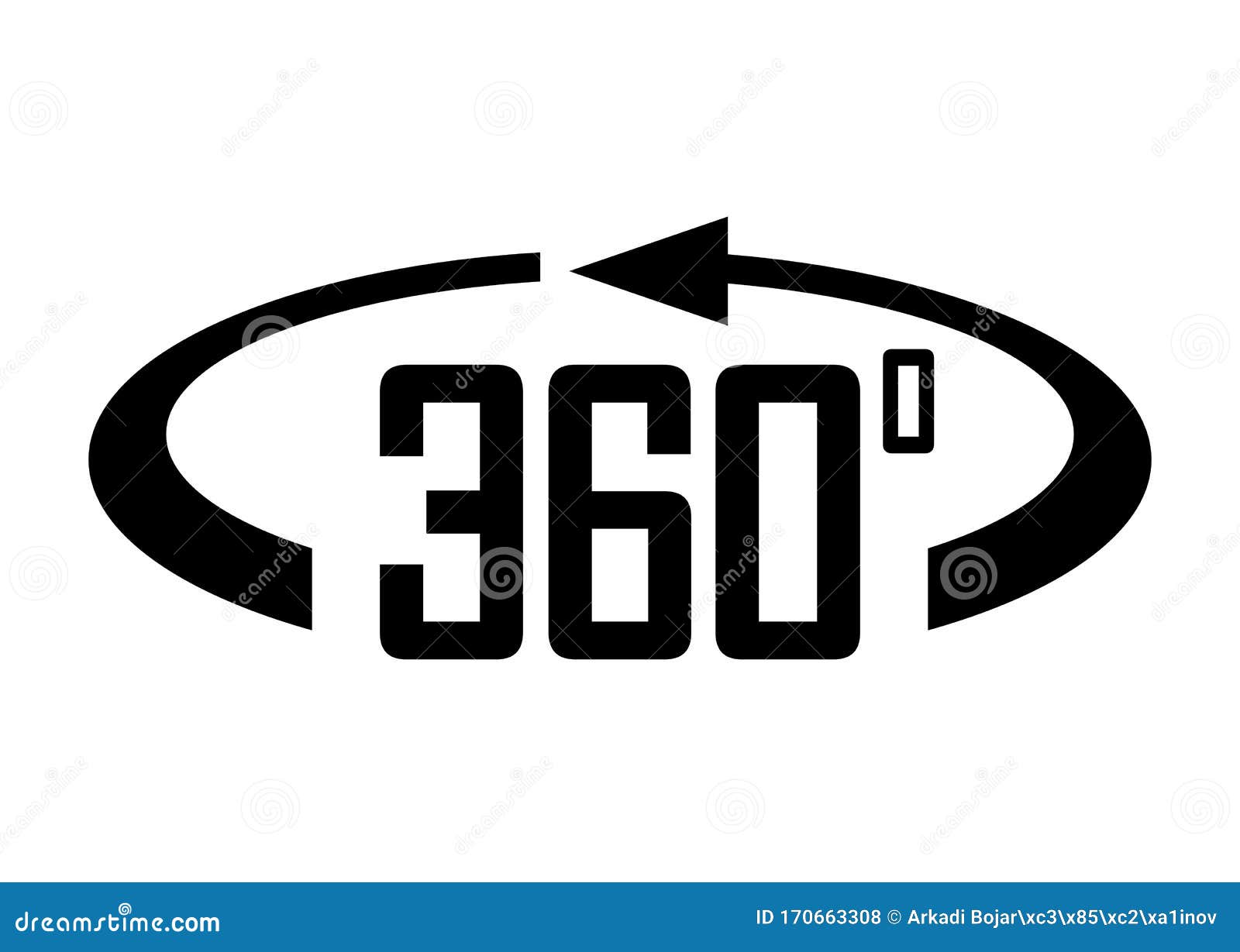 360 Degree Overview Icons Vector Illustration | CartoonDealer.com #77821610