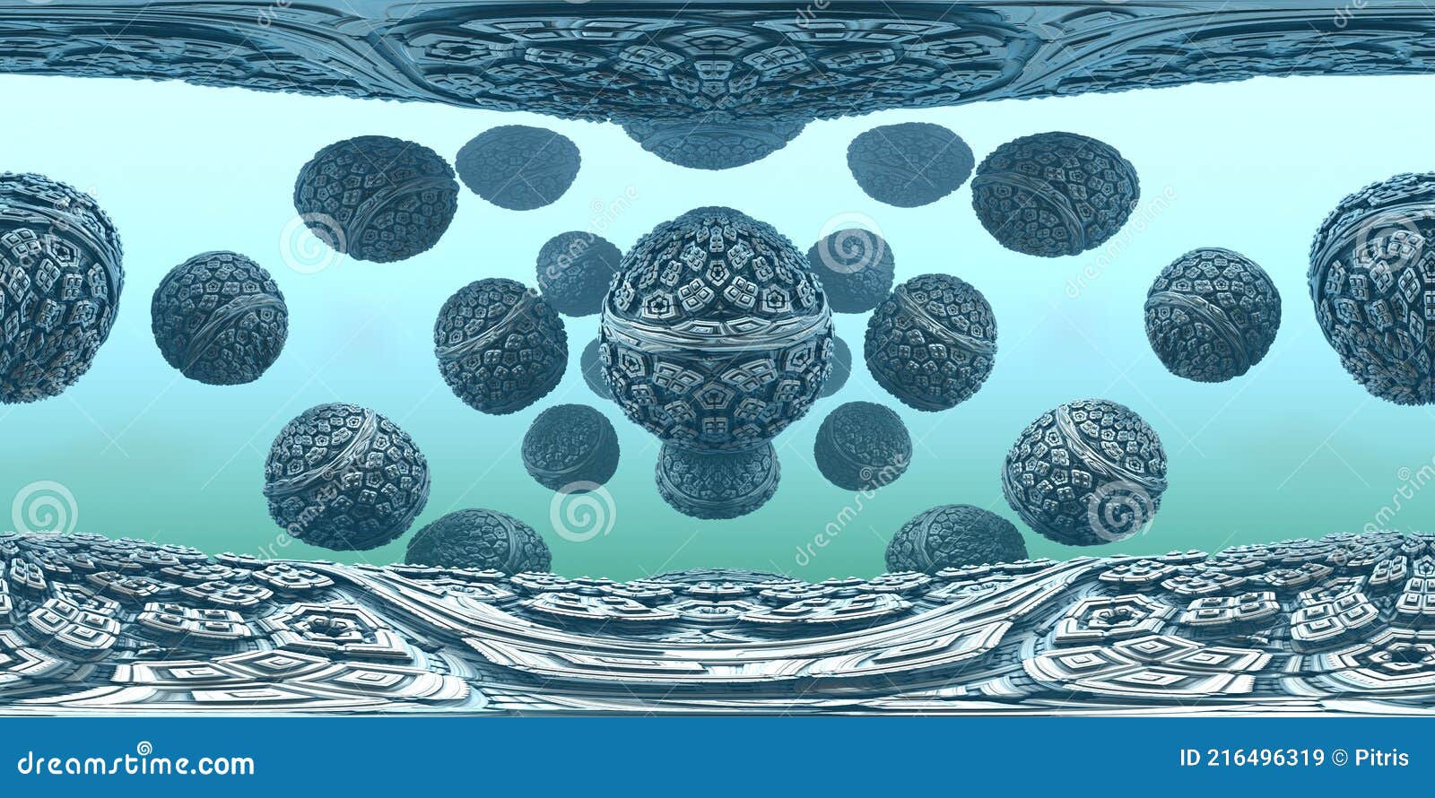 Abstract HDRI Environment Map, Spherical Panorama Background, Light ...