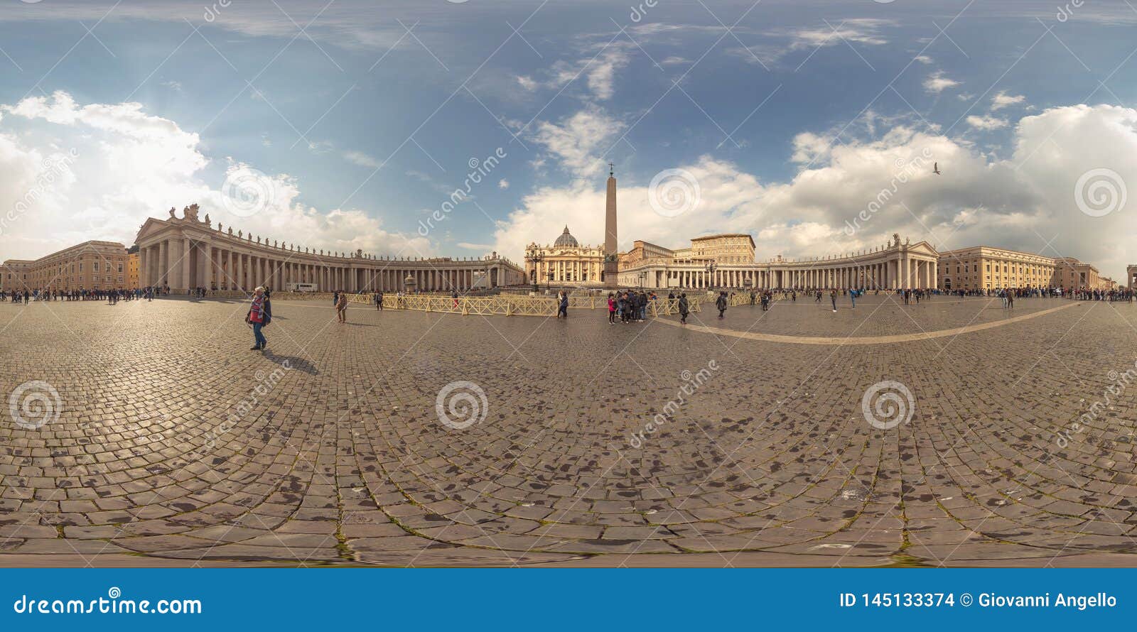 360 Degree Virtual Reality Panoramic View of Vatican City, Rome ...