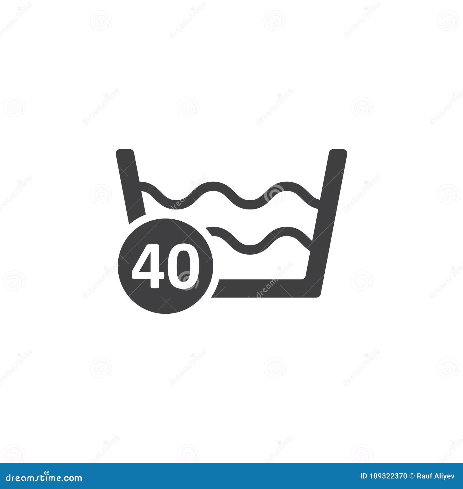 40 Degree Water Vector Icon Stock Illustration - Illustration of ...