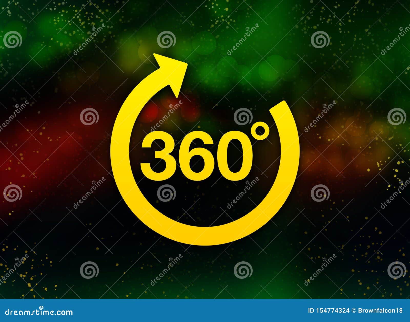 360 Degrees Rotate Arrow Icon Abstract Bokeh Dark Background Stock ... 360 Degrees Rotate Arrow Icon Abstract Bokeh Dark Background Stock ...