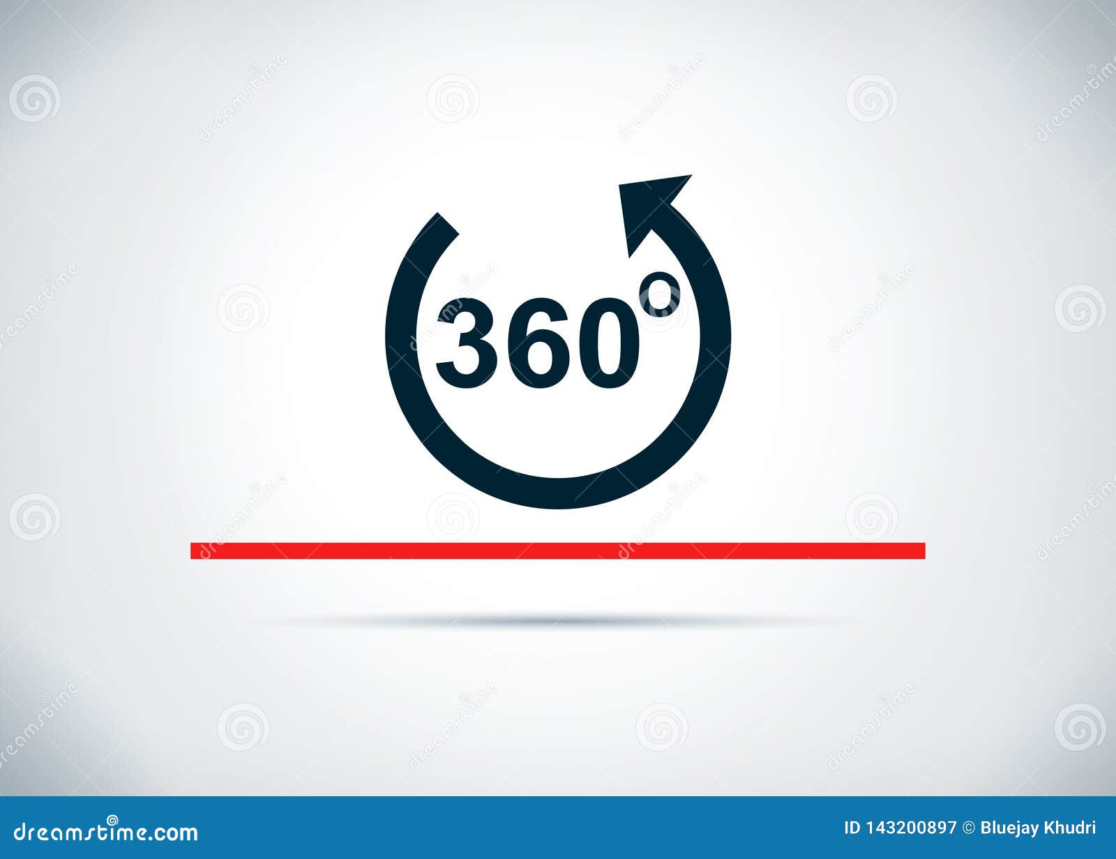 360 Degrees Rotate Arrow Icon Abstract Flat Background Design ... 360 Degrees Rotate Arrow Icon Abstract Flat Background Design ...
