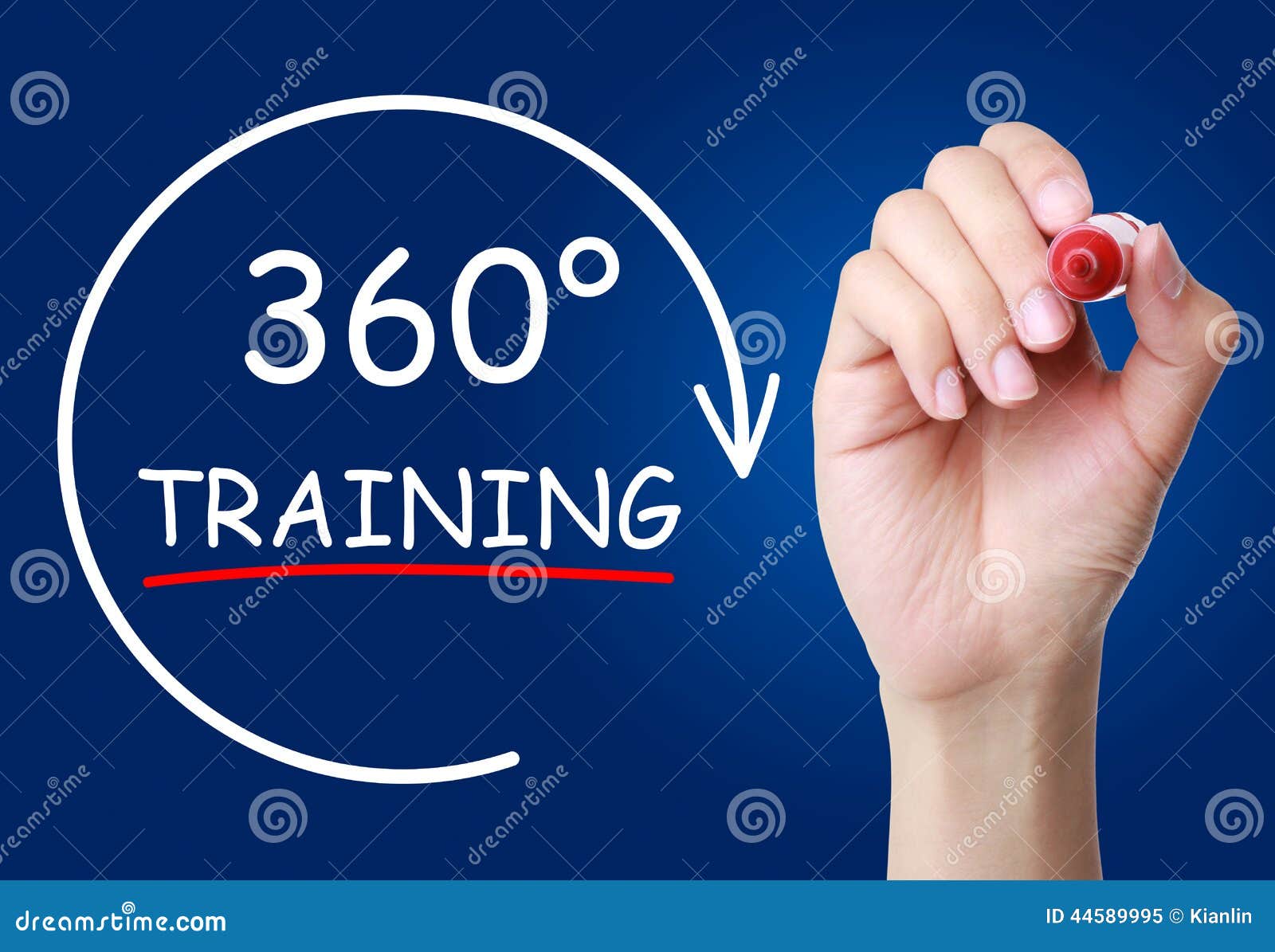 360 Degrees Training stock image. Image of development - 44589995