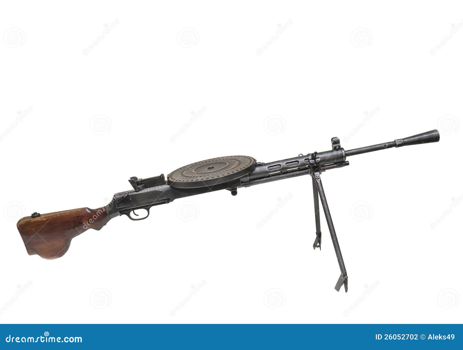 Degtyaryov S Machine Gun of the Sample 1927 Year Stock Photo - Image of ...