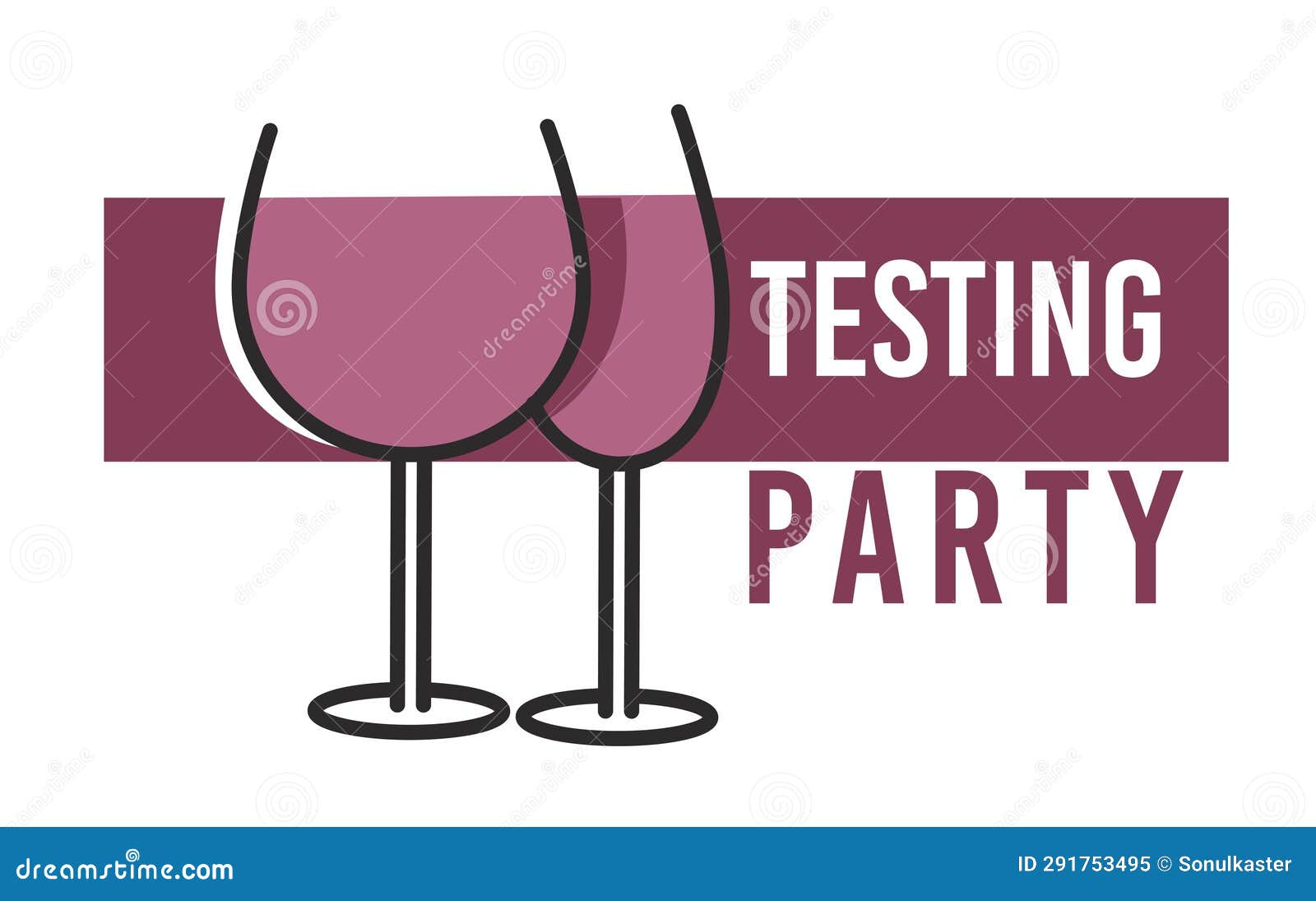 Degustation and Tasting Party Wine Drinking Vector Stock Vector ...