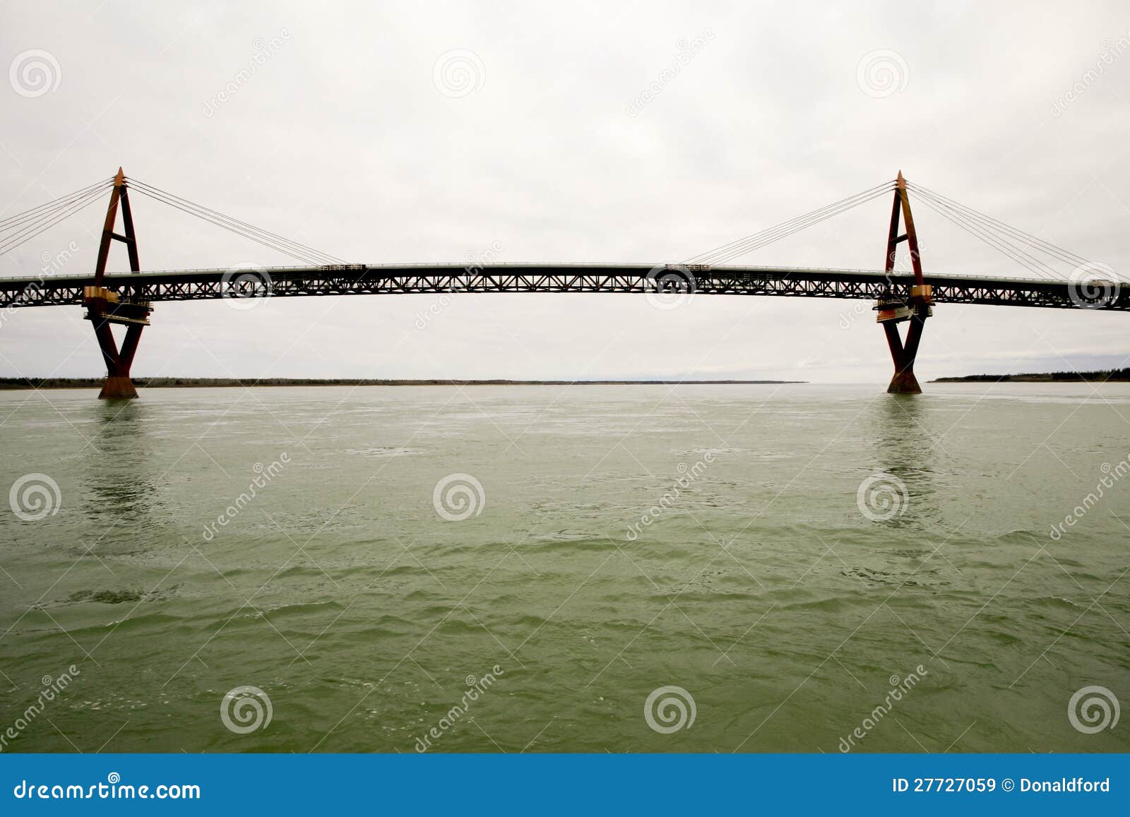 Deh Cho Bridge, Fort Providence, NWT, Canada Stock Image - Image of ...