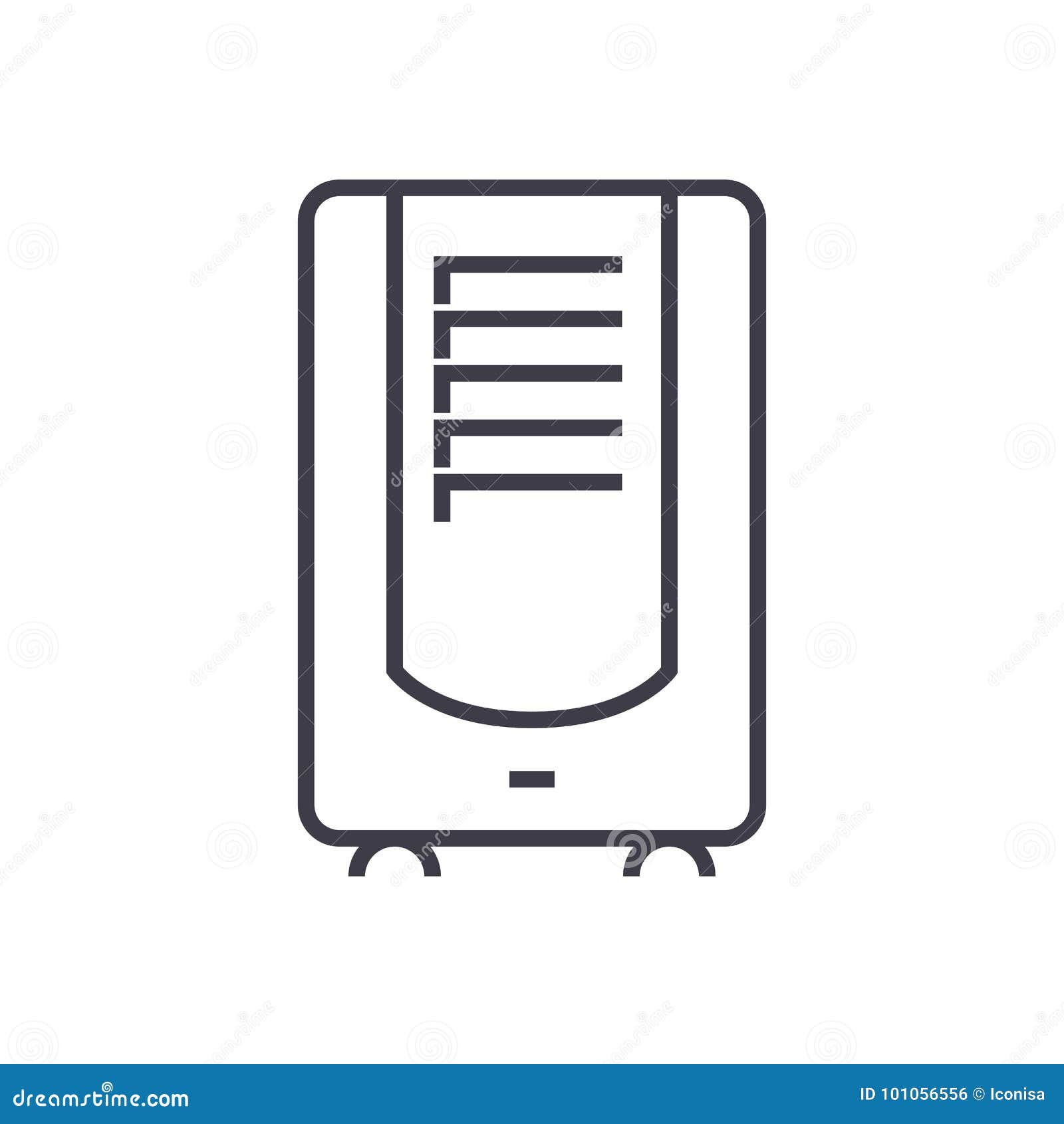 Air Dehumidifier Cartoon Vector | CartoonDealer.com #86258119