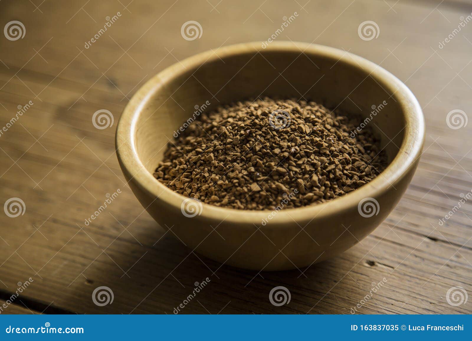 Dehydrated Coffee Ready for a Break Stock Image - Image of ground ...