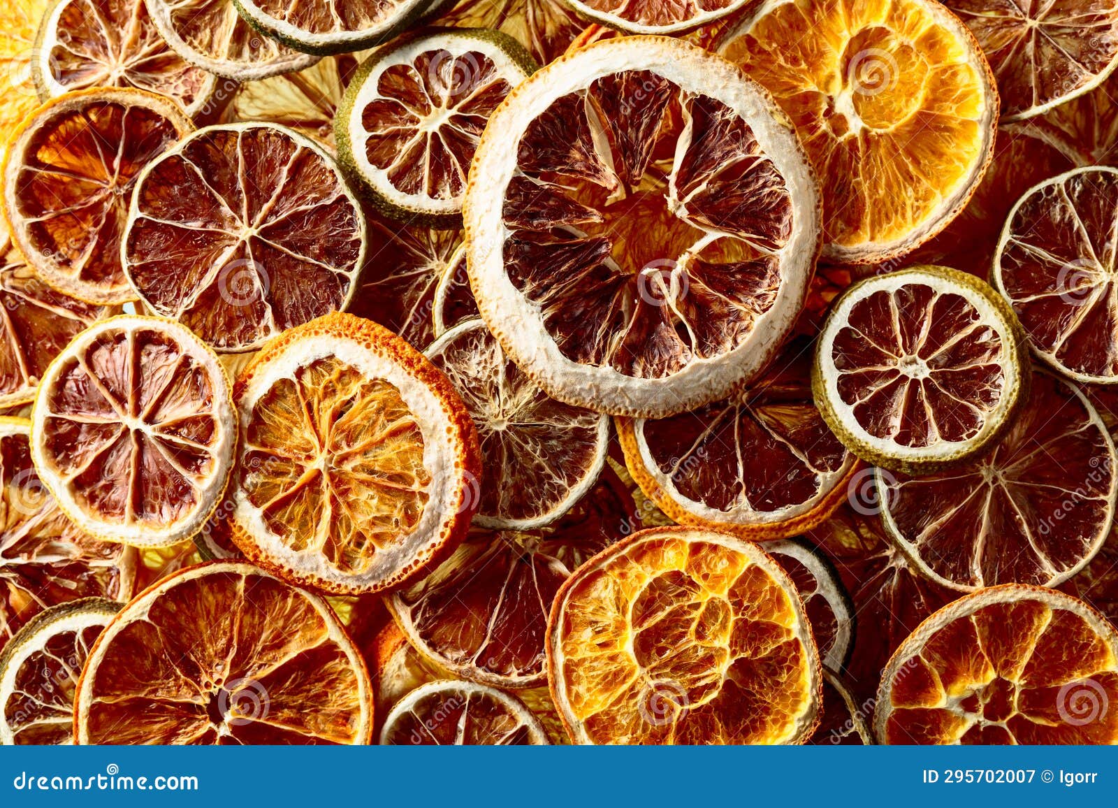 Dehydrated Crispy Citrus Slices Stock Image - Image of decorative ...