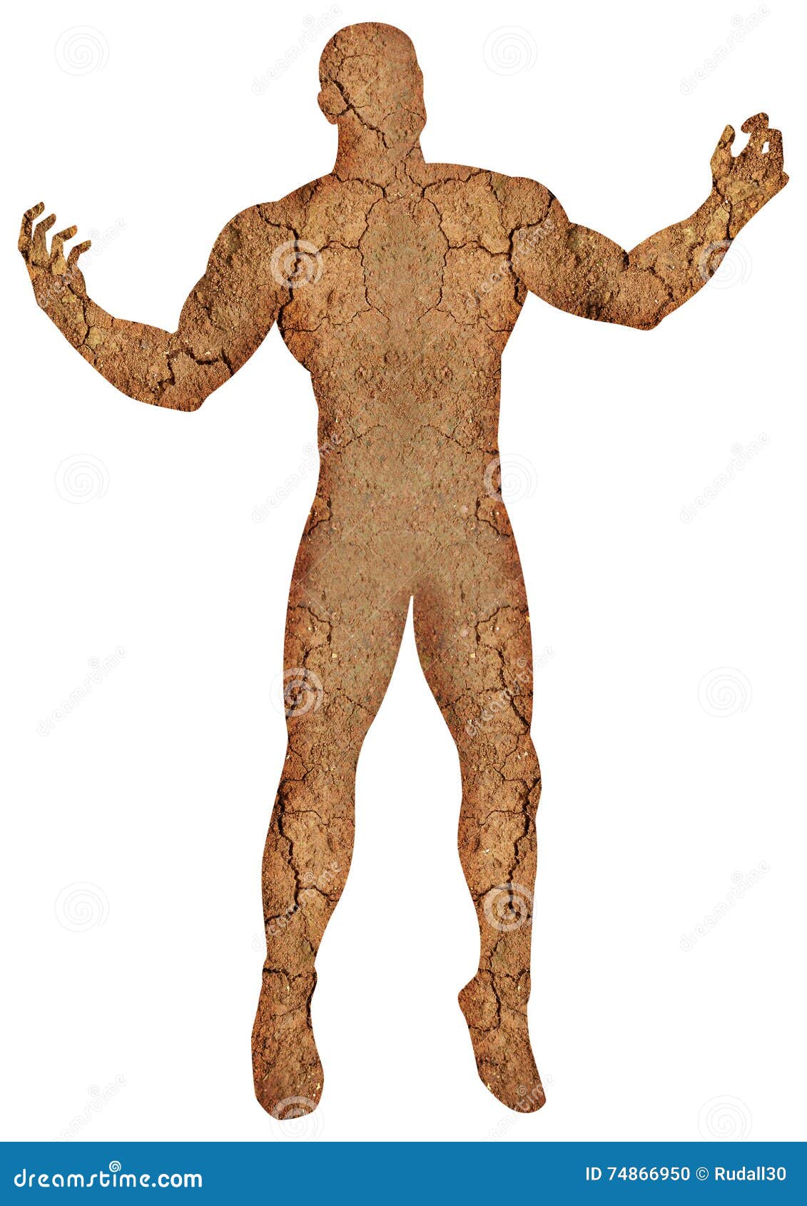 Dehydrated Human Body stock illustration. Illustration of isolated ...