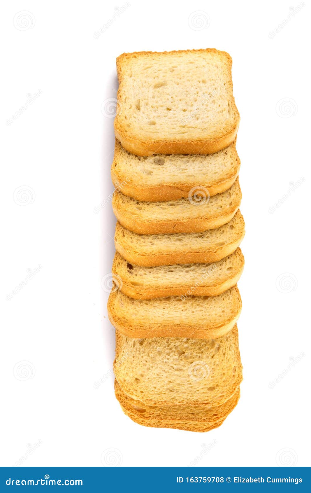 Dehydrated Small Toast Crostini Crackers for Breakfast or Desserts ...