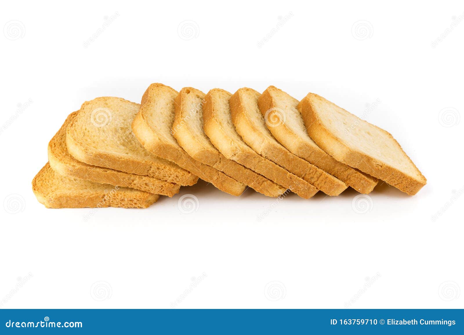 Dehydrated Small Toast Crostini Crackers for Breakfast or Desserts ...