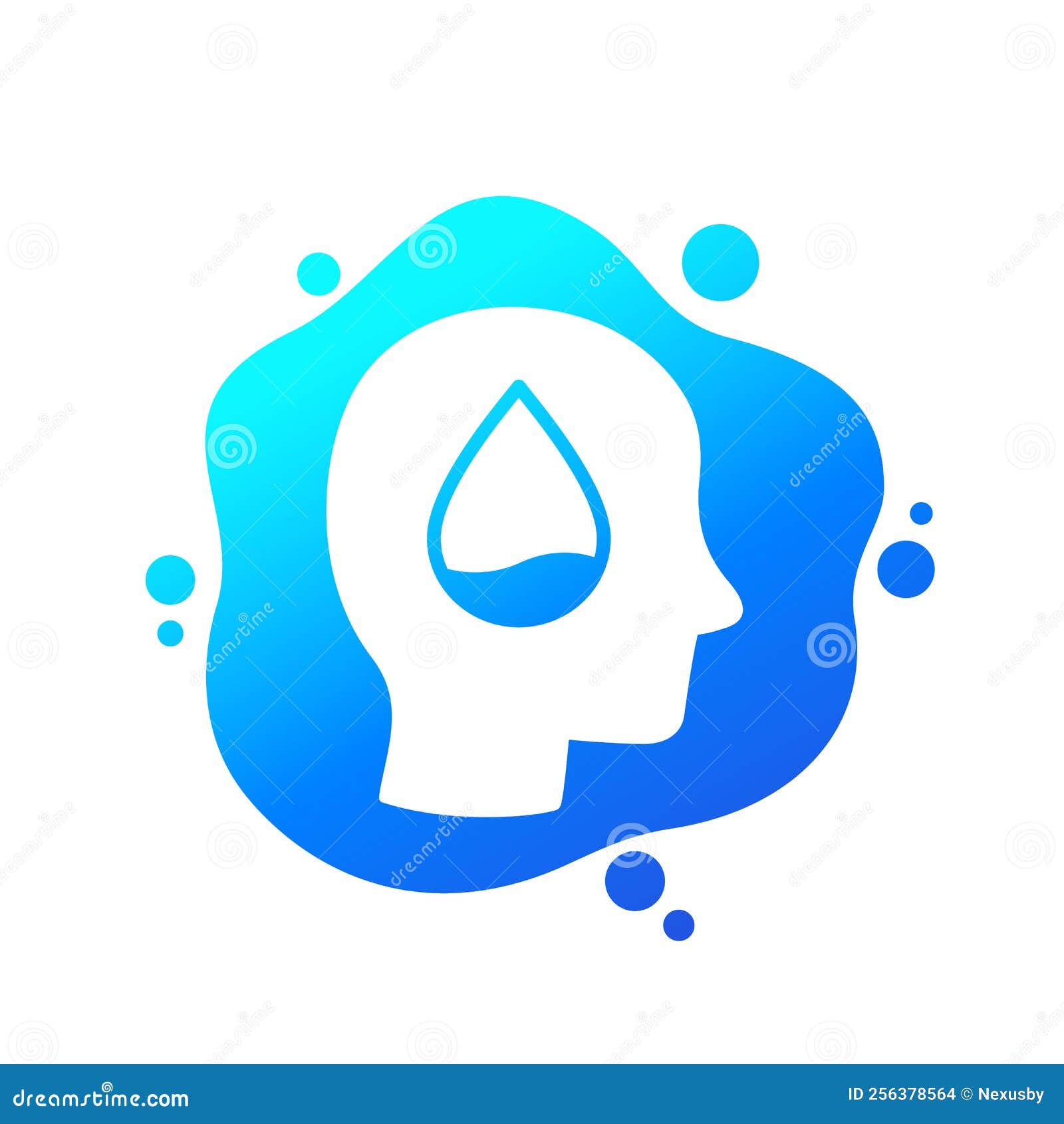 Dehydration Vector Icon for Web Stock Vector - Illustration of decrease ...