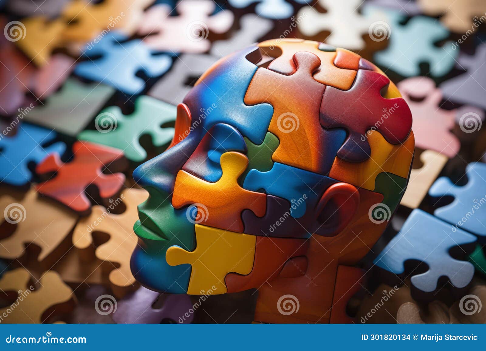 DEI, Diversity Equity and Inclusion Concept. Different Faces Puzzle ...