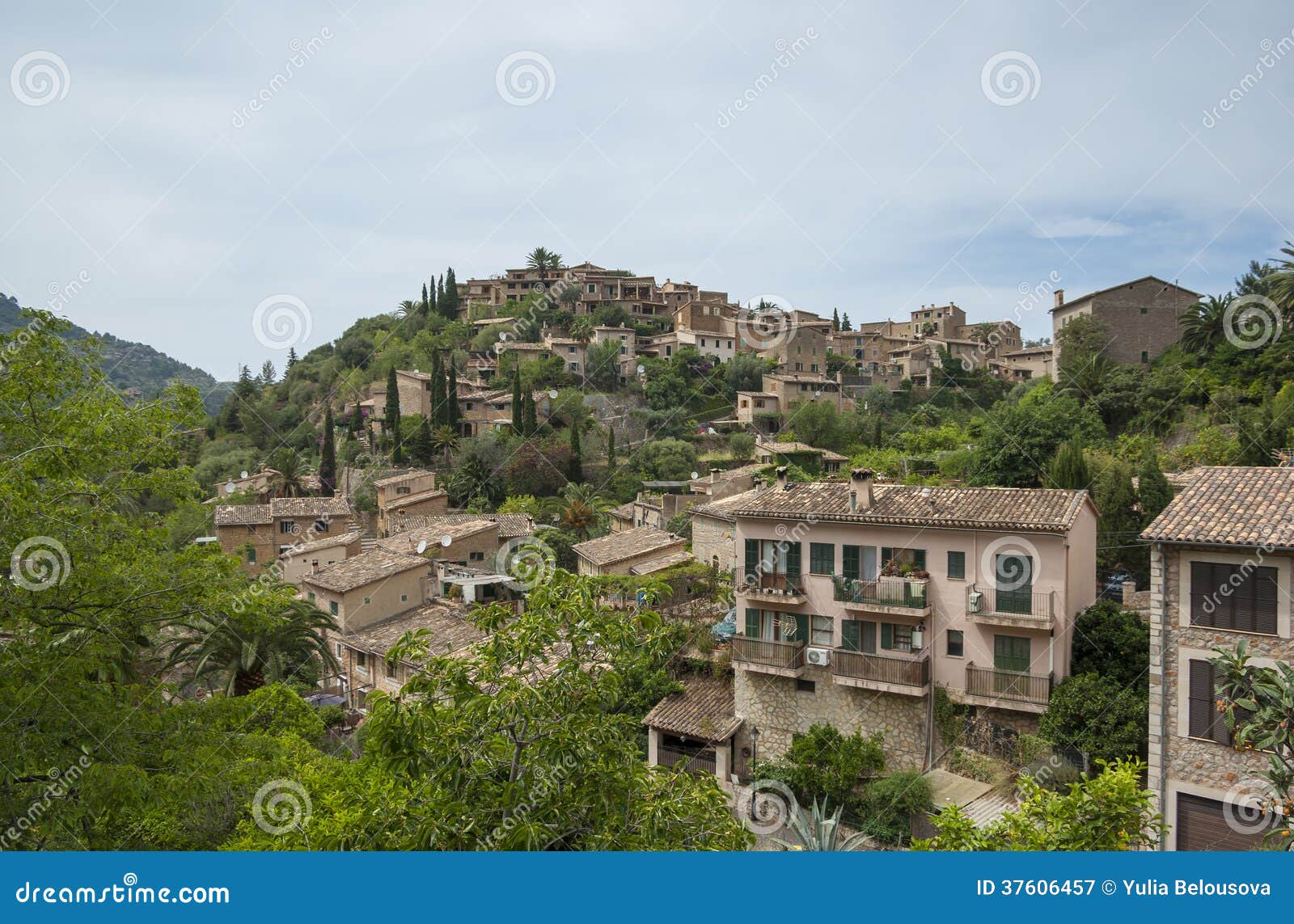 Deia stock image. Image of deia, europe, flower, history - 37606457
