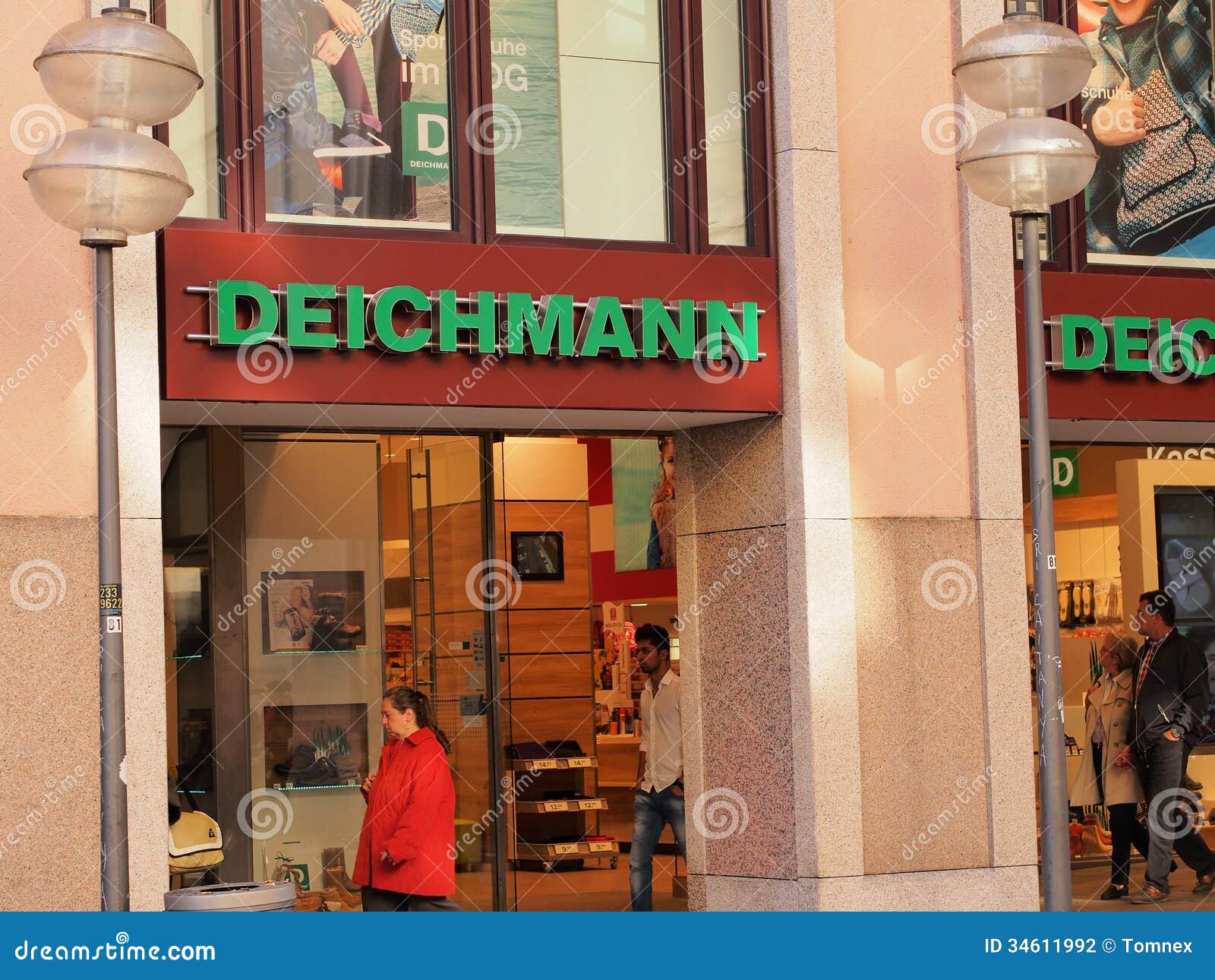 Deichmann redaktionelles stockfotografie. Bild von speicher - 34611992