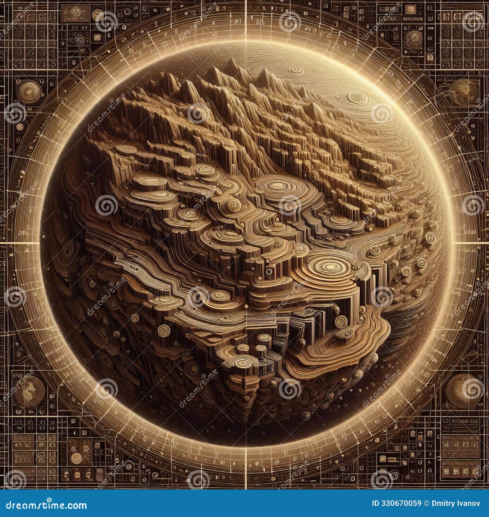 Deimos Code Geology a Matrix Code Depiction of Deimos Geology Stock ...