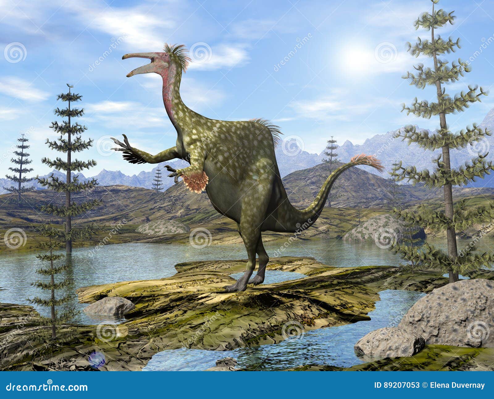 Calamites Dinosaur Ancient Vector Illustration Transparent Background ...