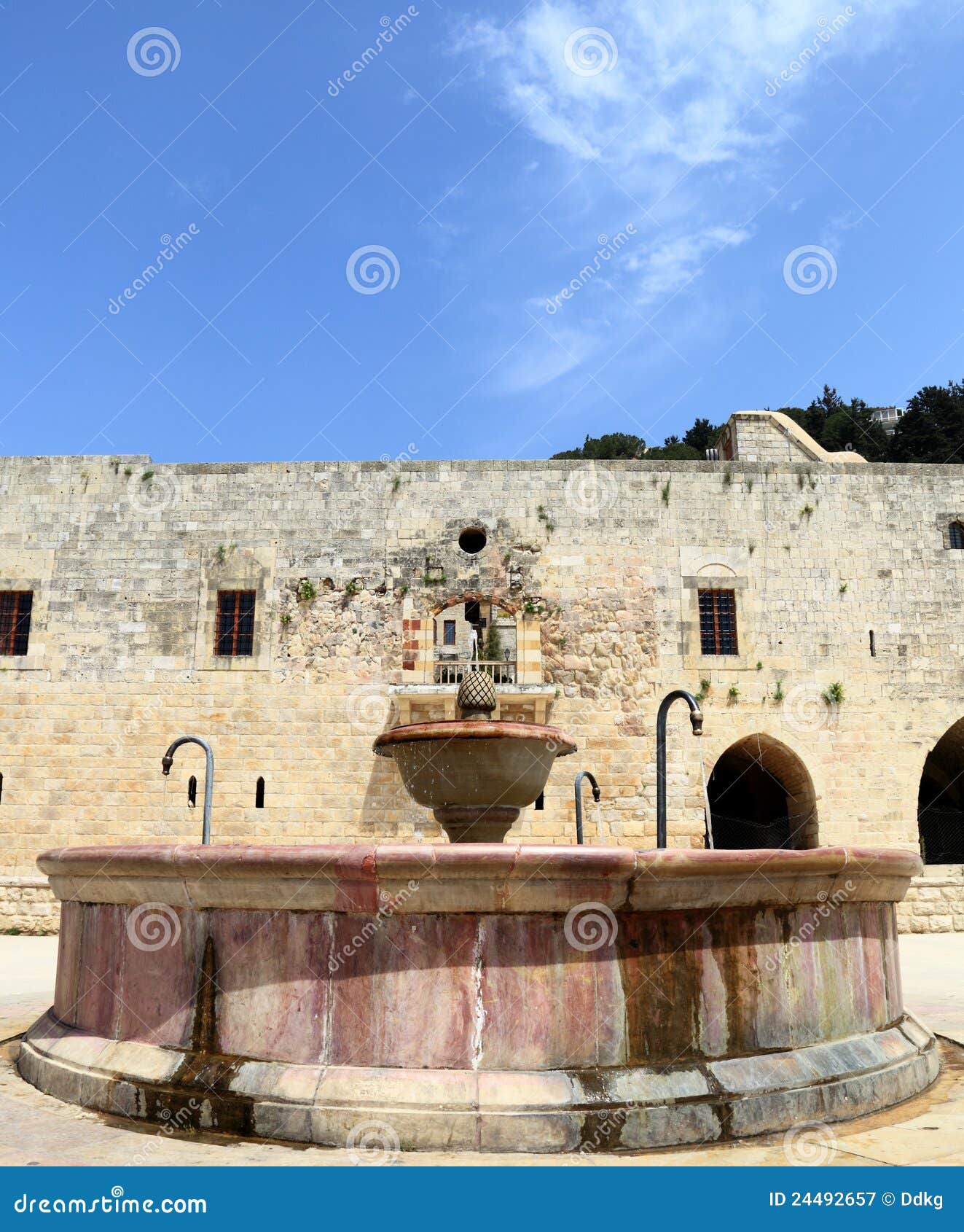 Deir El Qamar, Lebanon stock image. Image of shouf, building - 24492657