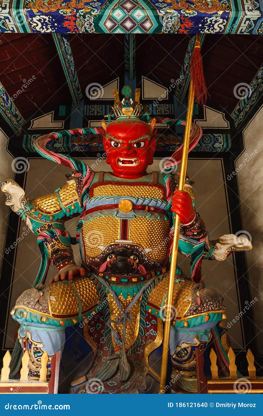 The deity in demonic form stock photo. Image of religious - 186121640