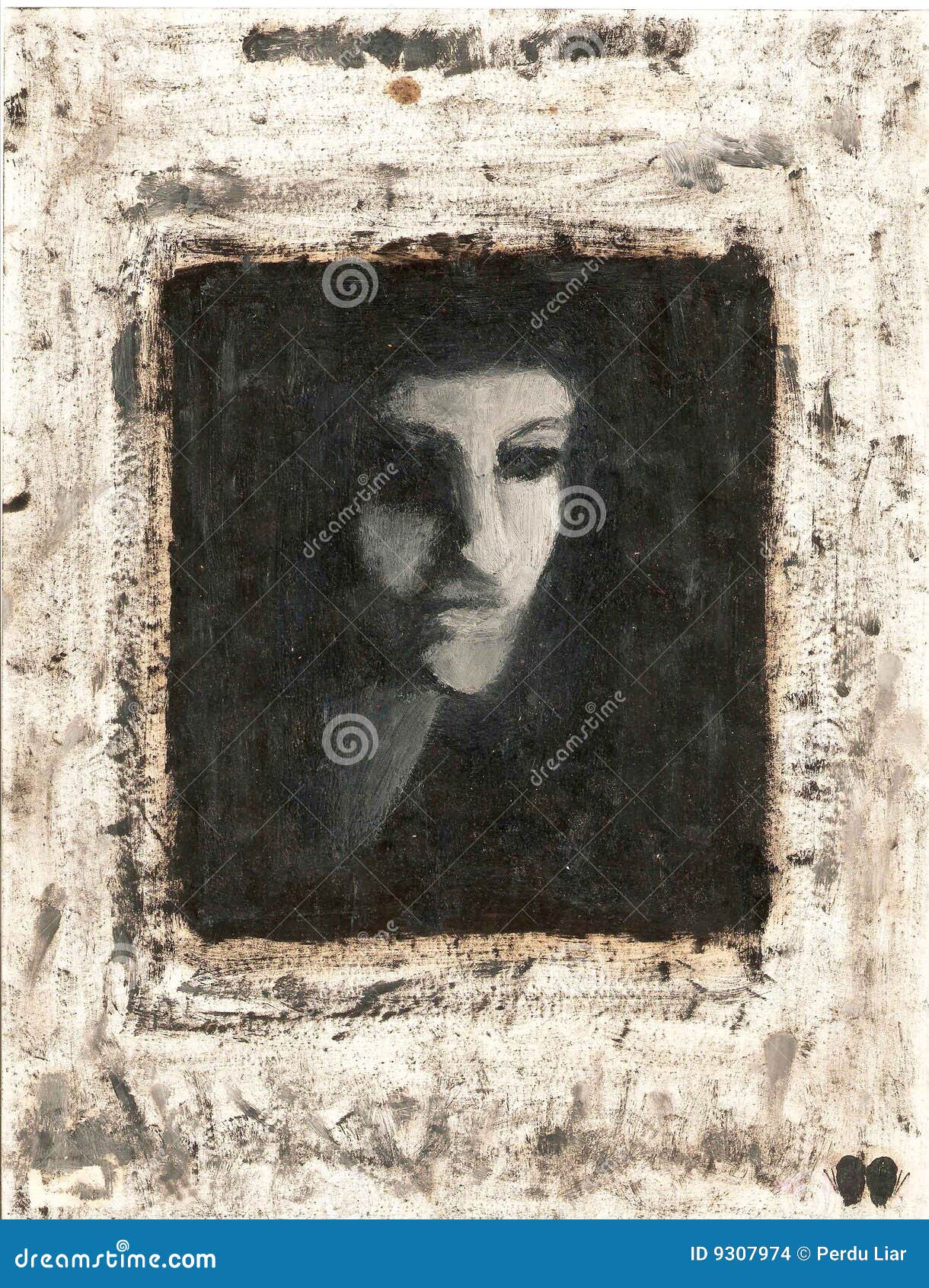 Deja vu stock illustration. Illustration of face, silhouette - 9307974