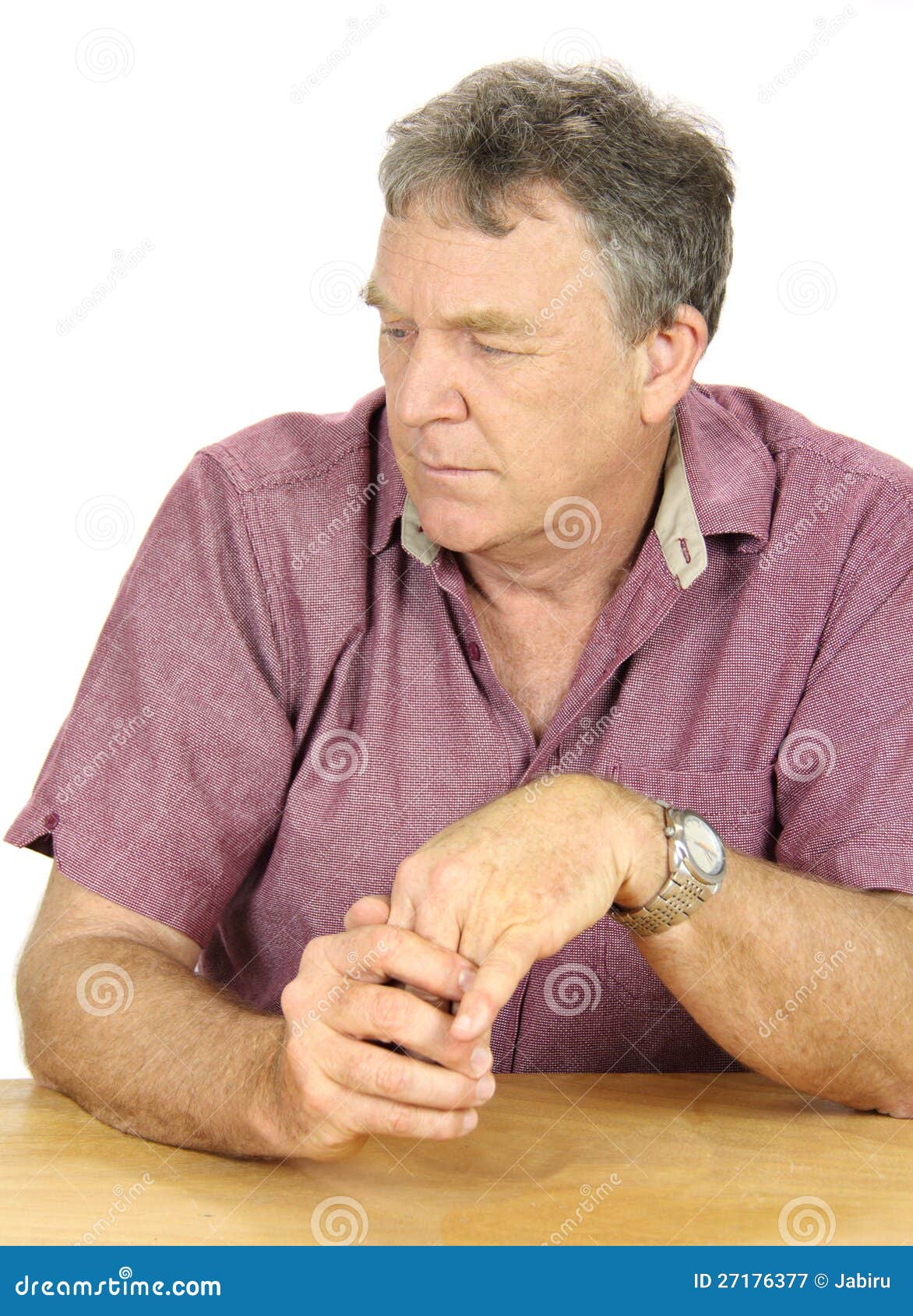 Dejected Man stock image. Image of aged, glum, middle - 27176377