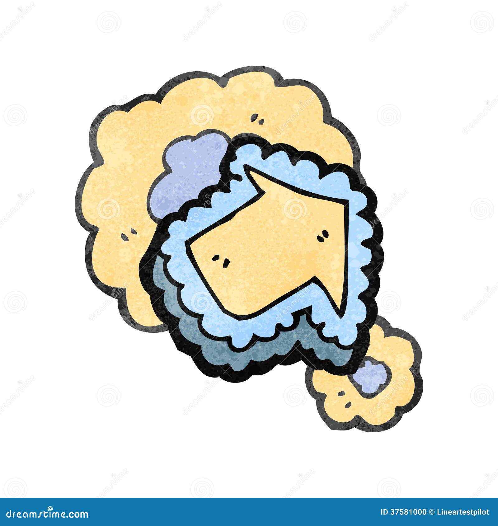 Dekorativer Pfeil Der Retro- Karikatur Vektor Abbildung - Illustration ...