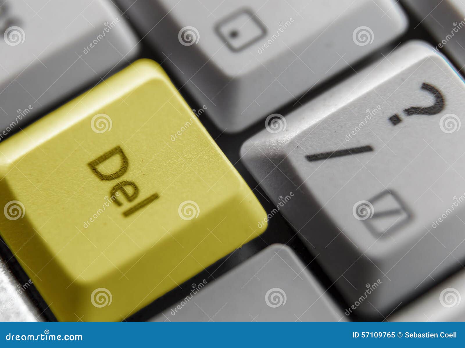 Del Key stock afbeelding. Image of aantal, toetsenbord - 57109765