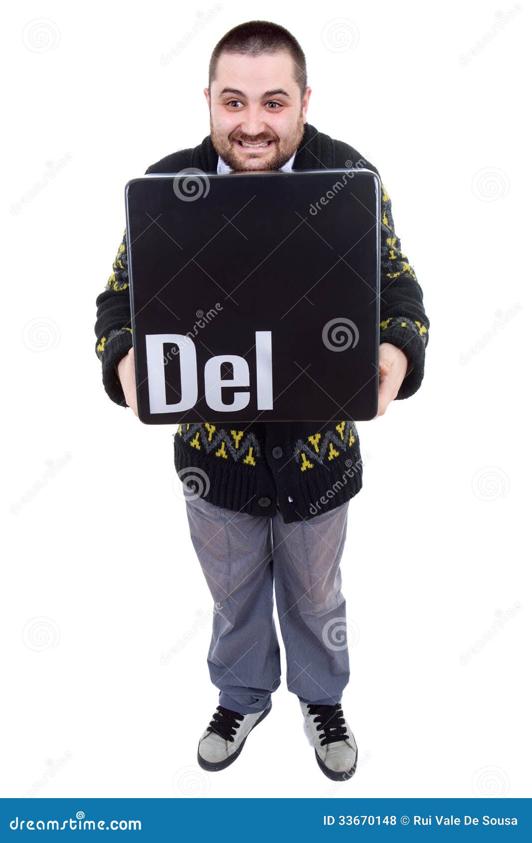 Del key stock photo. Image of people, casual, person - 33670148