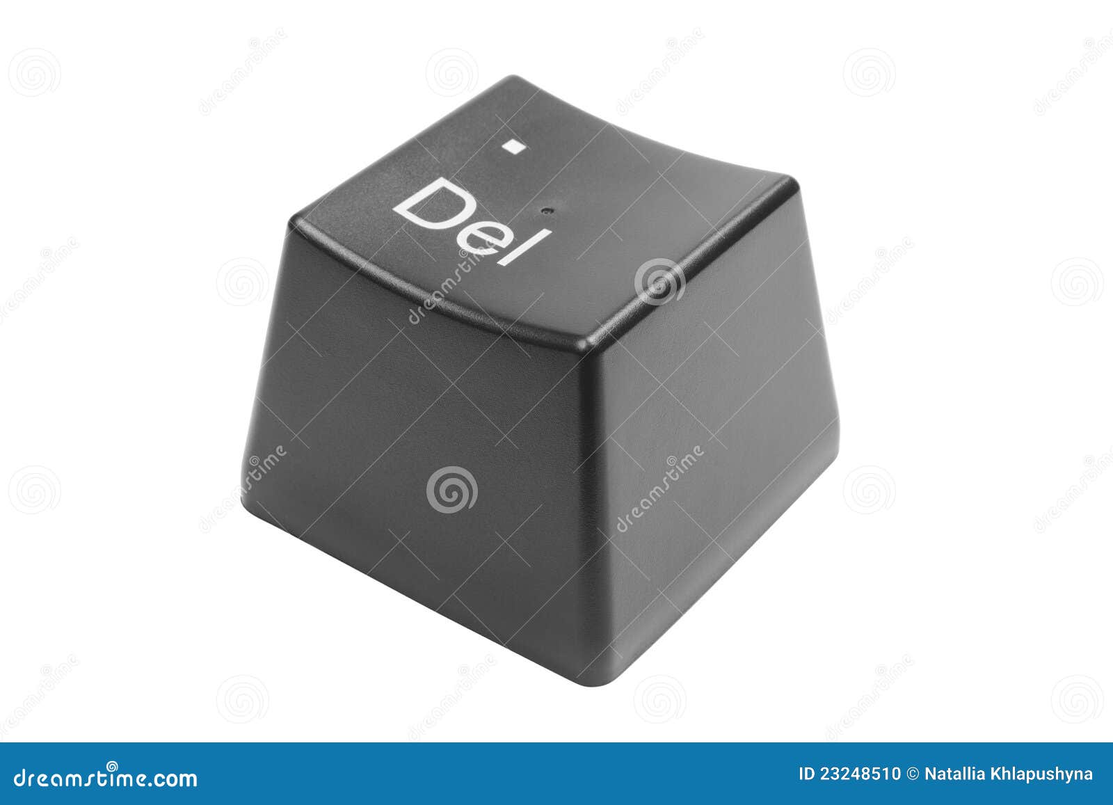 Del keyboard key isolated stock photo. Image of concept - 23248510