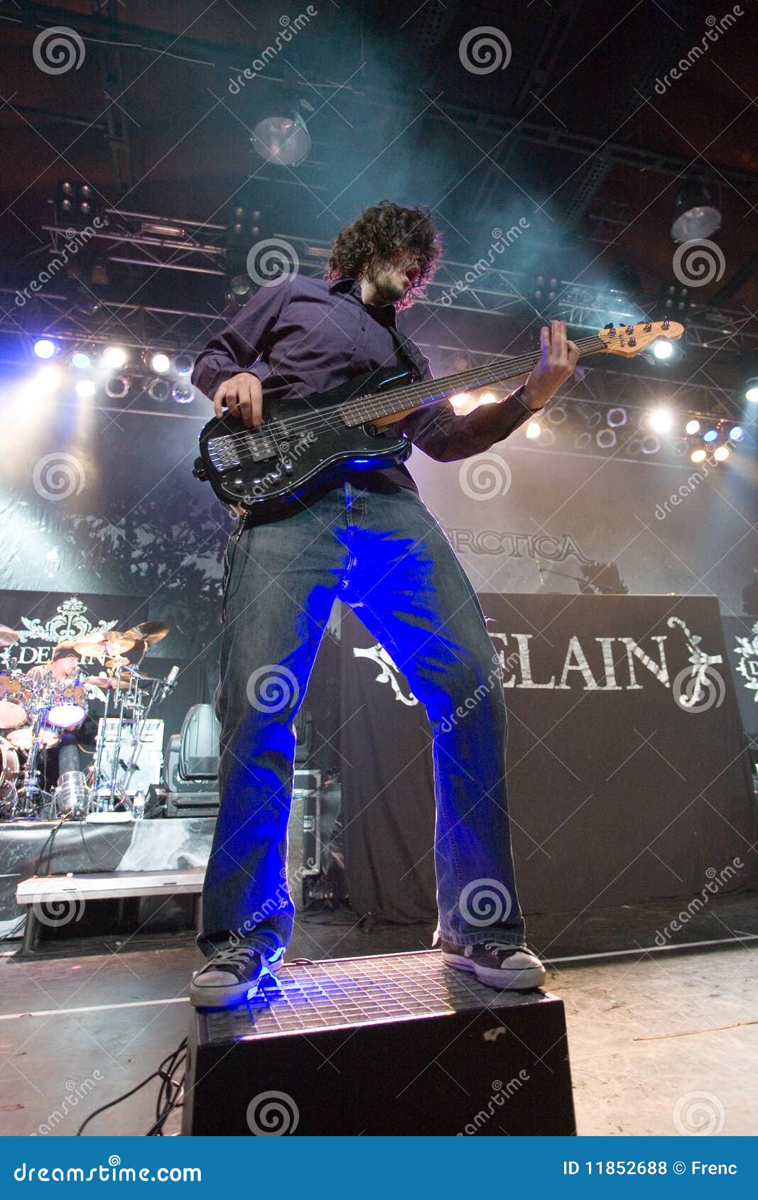 Delain Dutch Metal Band Perform in Budapest Editorial Stock Photo ...