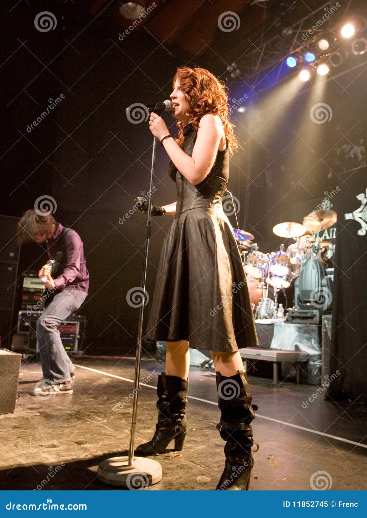 Delain Dutch Metal Band Perform in Budapest Editorial Image - Image of ...
