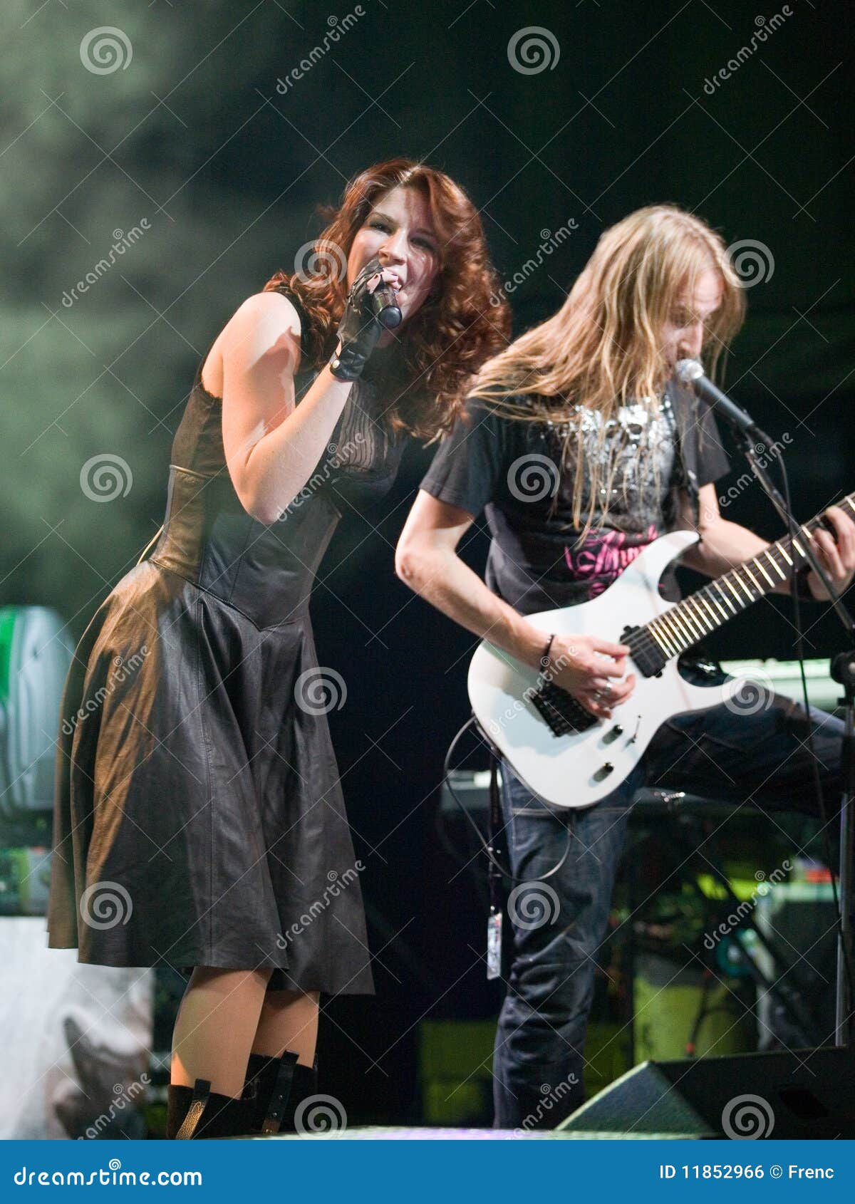 Delain Dutch Metal Band Perform in Budapest Editorial Photo - Image of ...