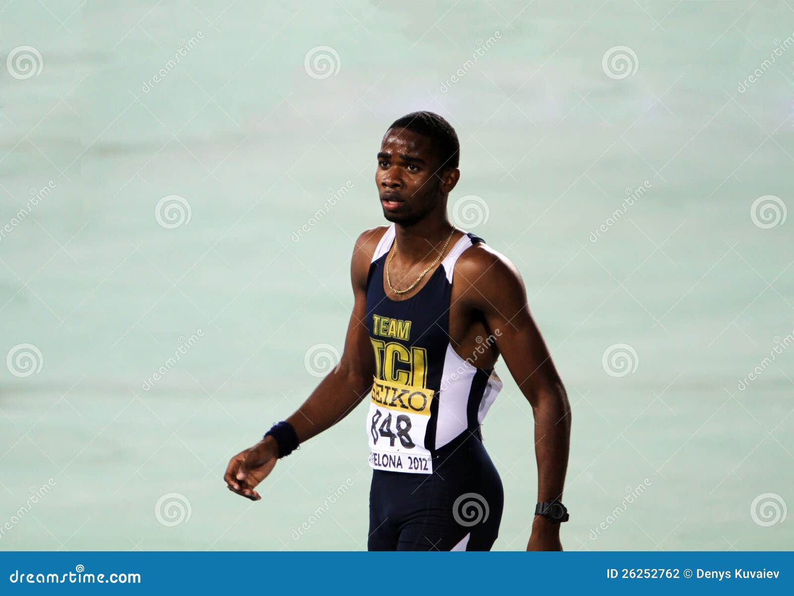Delano Williams Celebrates Winning of 200 Meters Editorial Photography ...