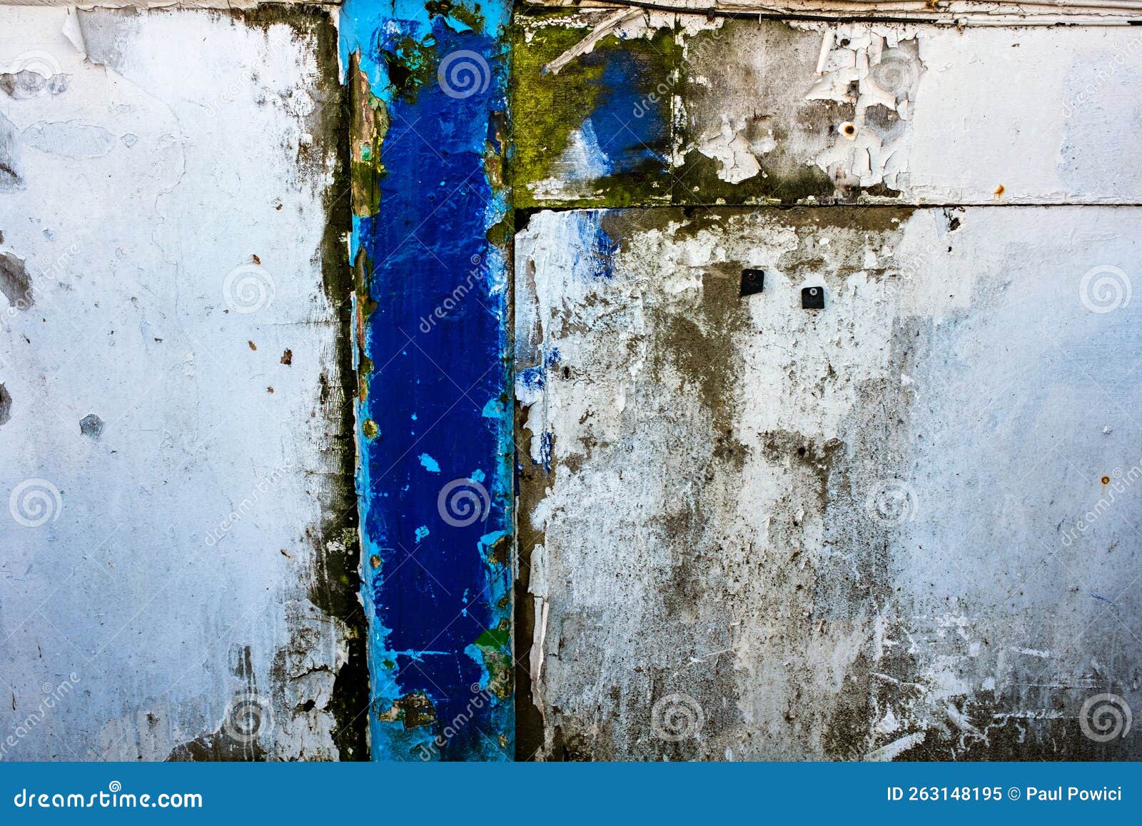 Delapidated Ironwork and Wood with Rust and Peeling Paint Stock Image ...