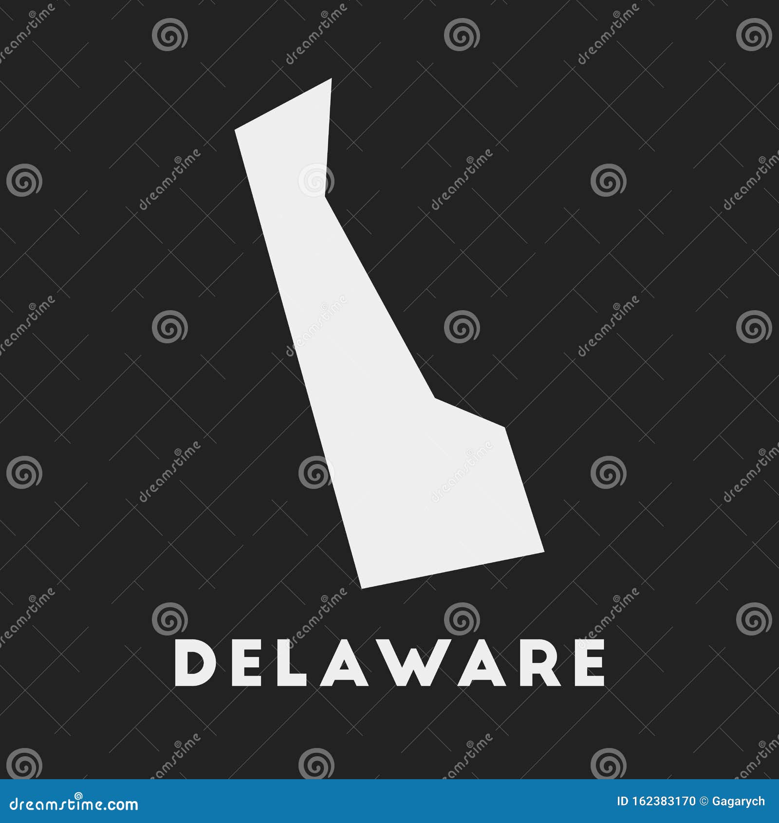 Delaware icon. stock vector. Illustration of decoration - 162383170