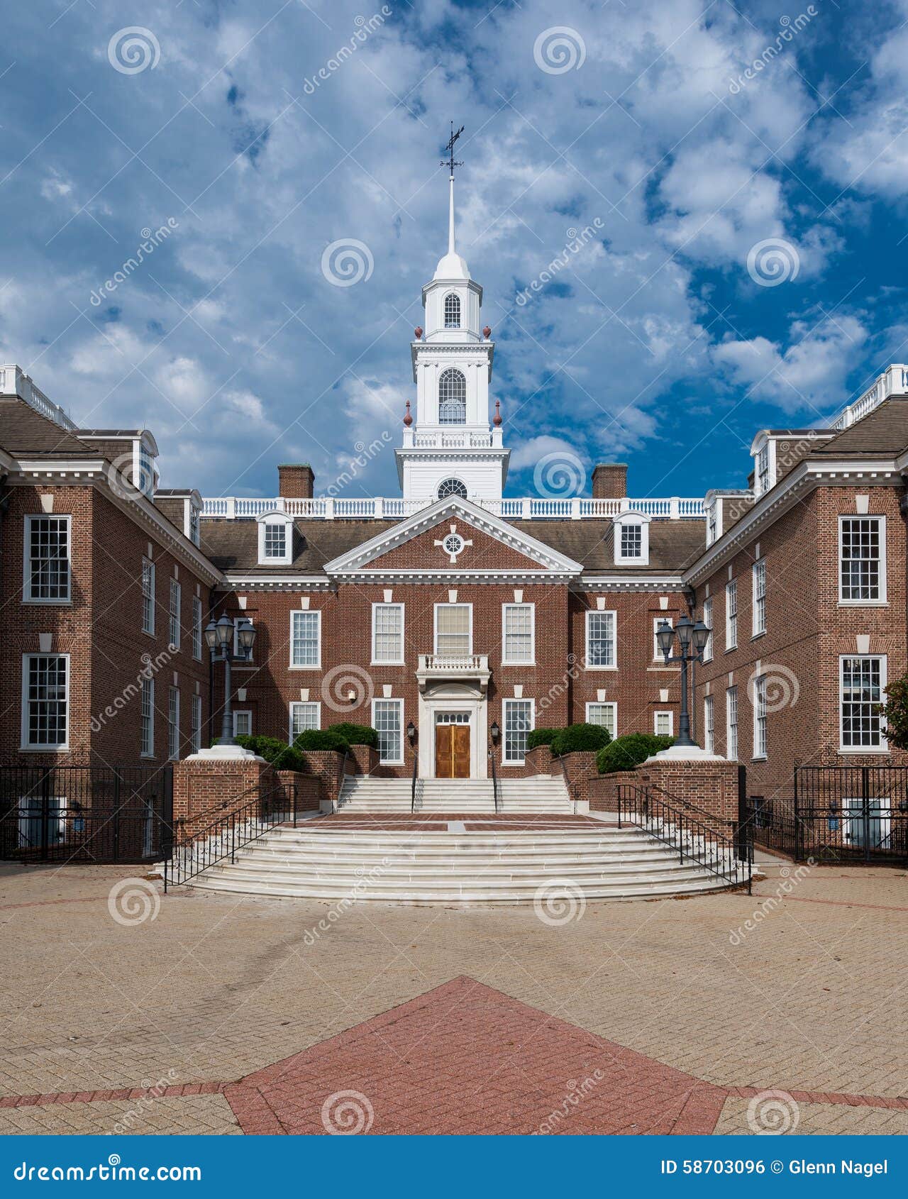 Delaware Legislative Hall stock photo. Image of facade - 58703096