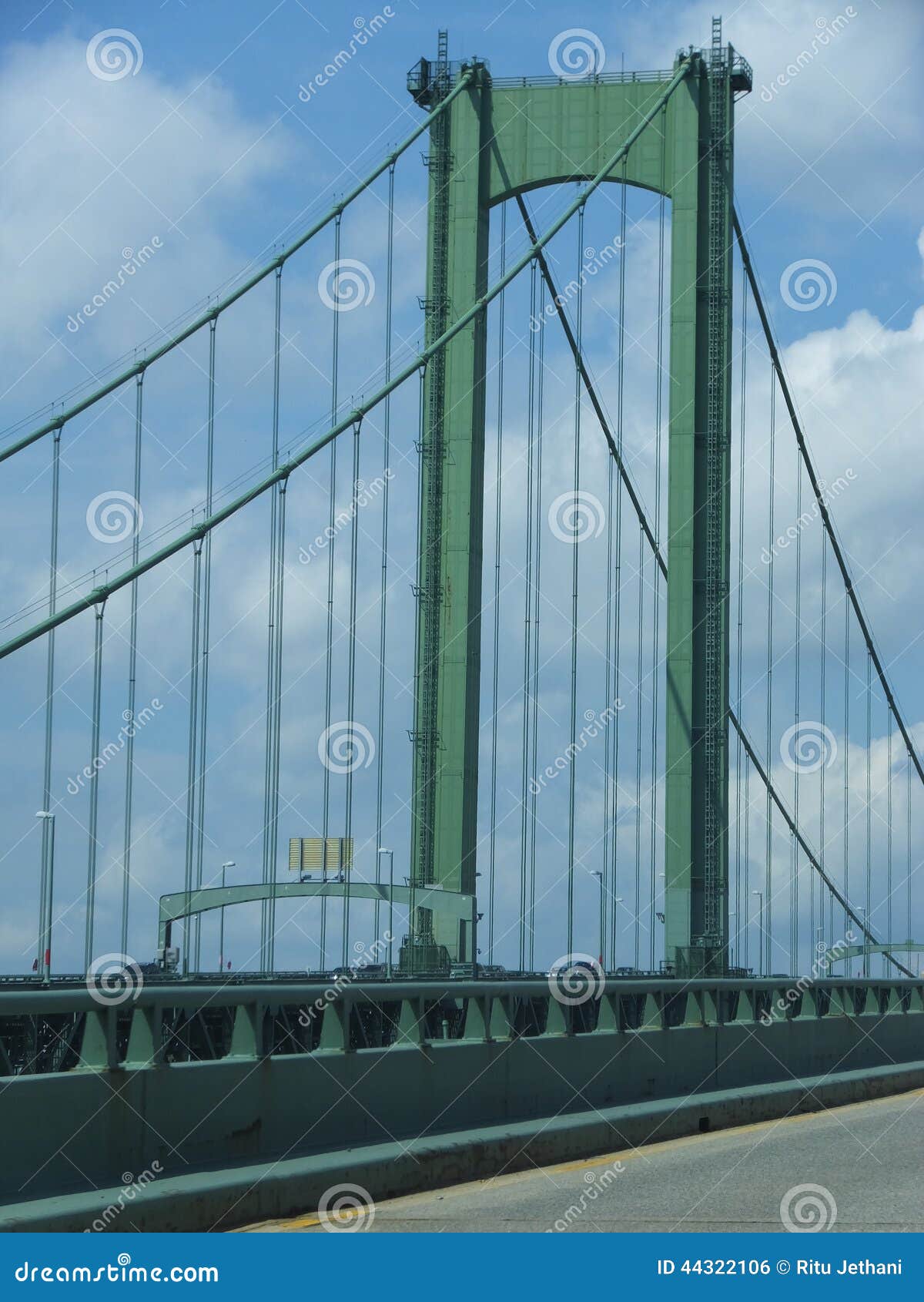 Delaware Memorial Bridge editorial photo. Image of engineering - 44322106